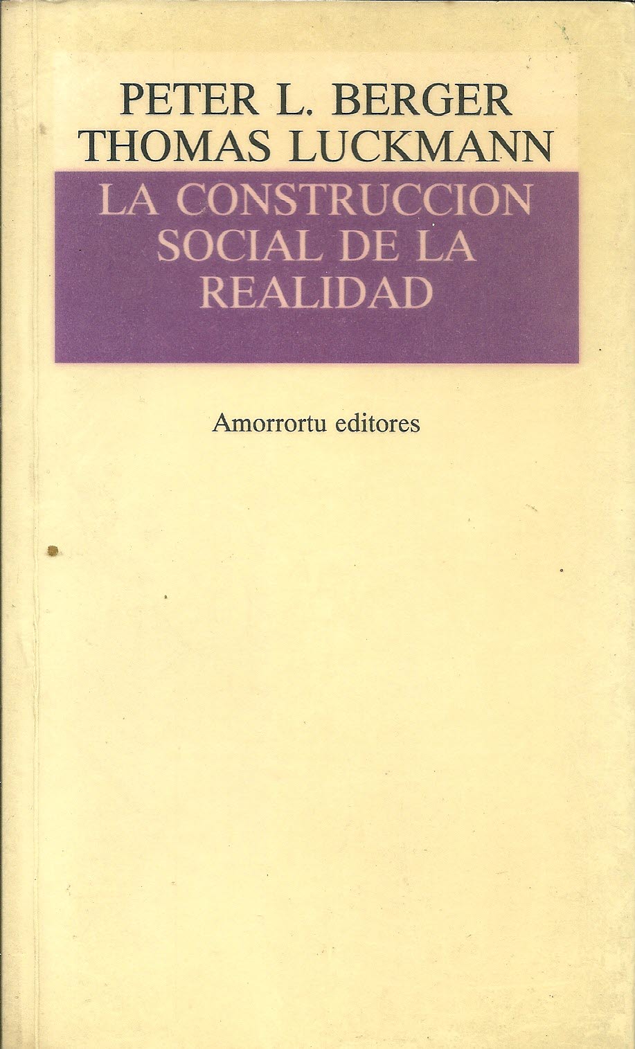 La construccion social de la realidad - Berger, Peter L. - Luckmann ...
